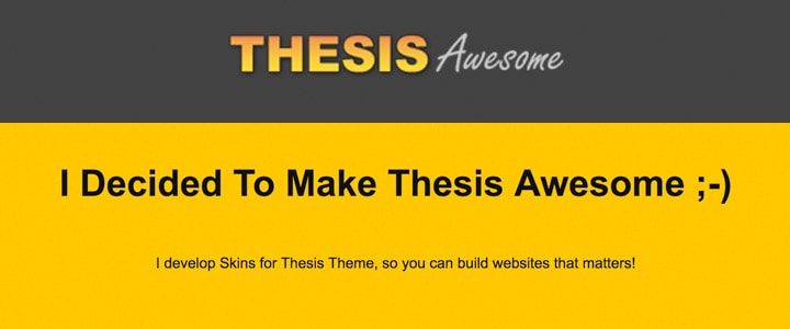 Thesis Banner Header